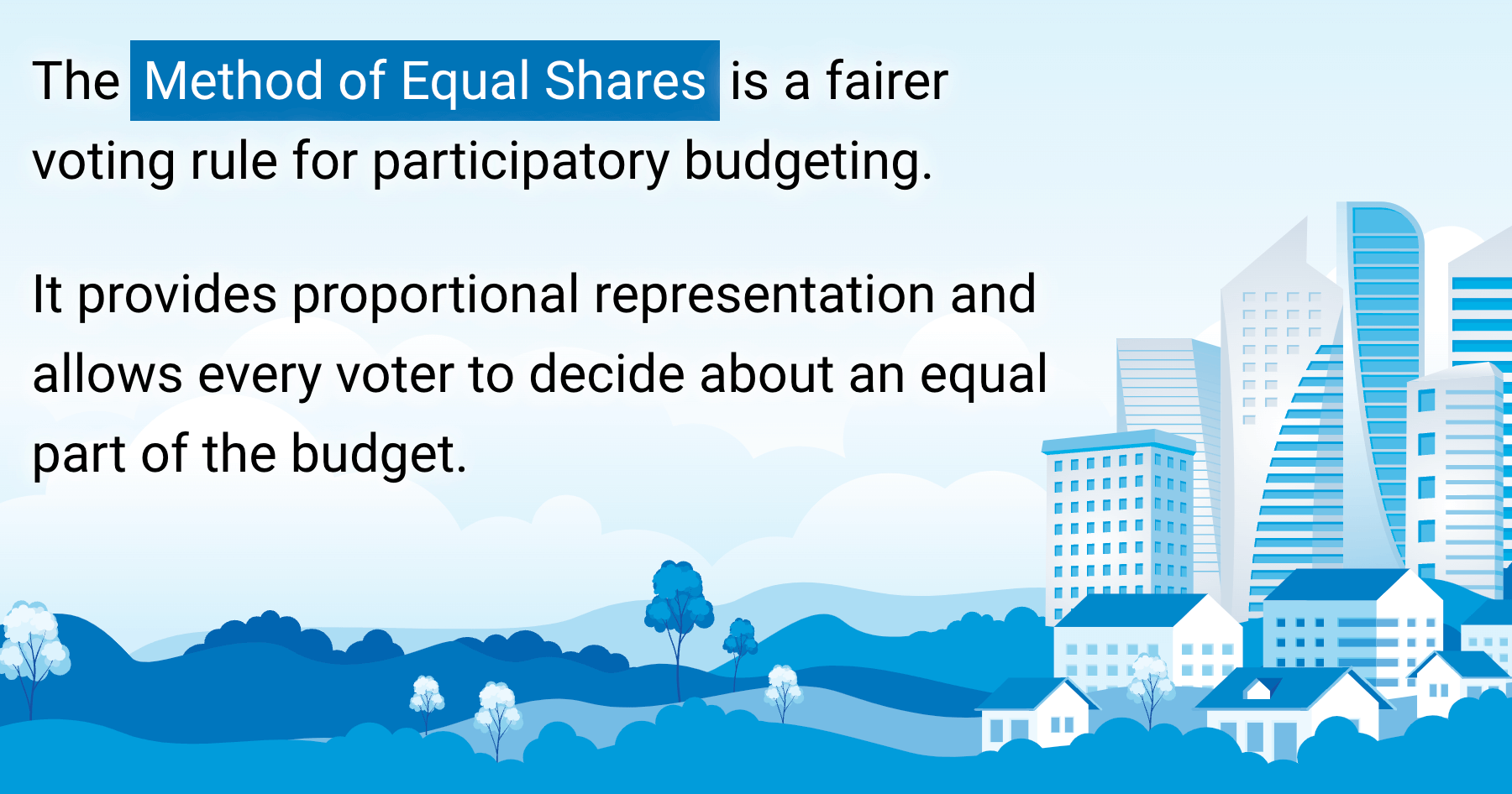 Method of Equal Shares for Participatory Budgeting